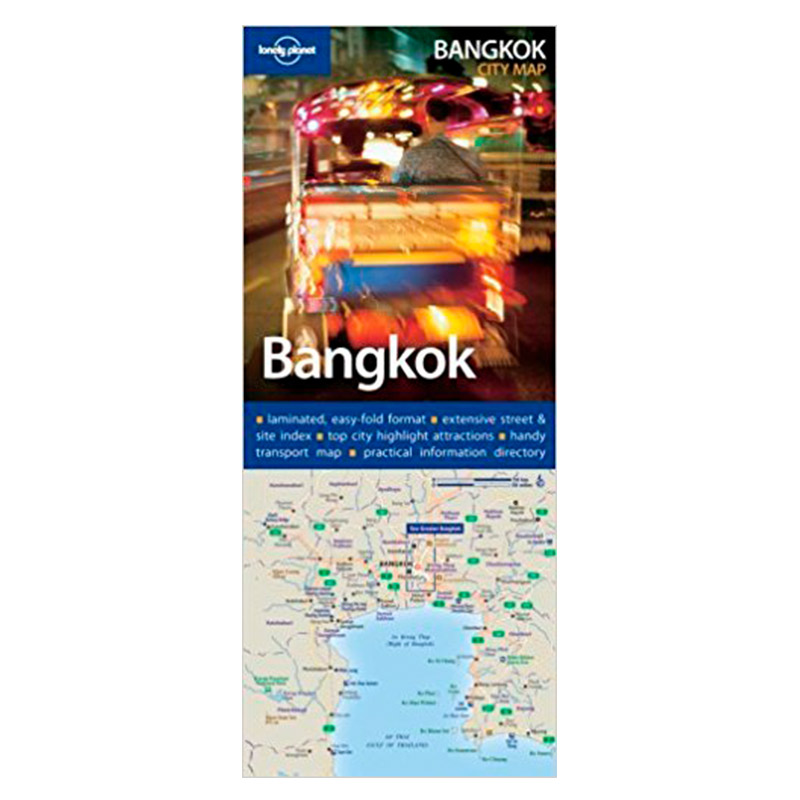 BANGKOK CITY MAP -LONELY PLANET - Tienda Muga